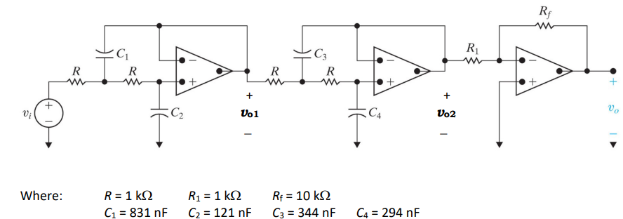 Solved Analyze each stage individually using KCL to | Chegg.com