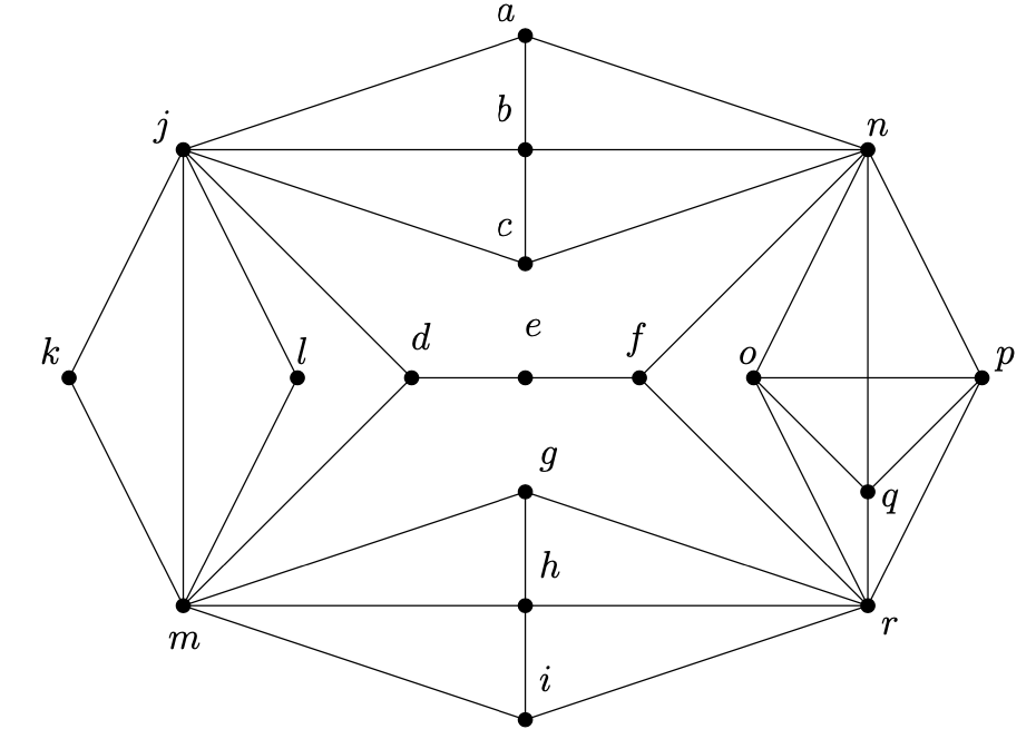 Solved Graph Theory - Find a perfect matching for the graph | Chegg.com