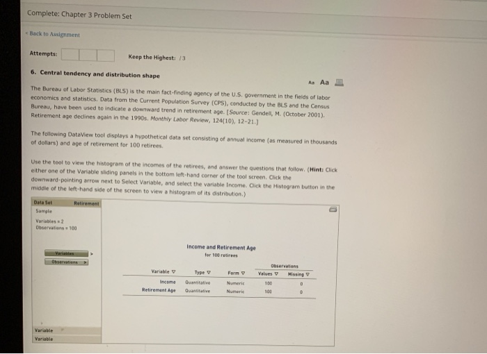 Solved Complete: Chapter 3 Problem Set « Back to Assignment | Chegg.com