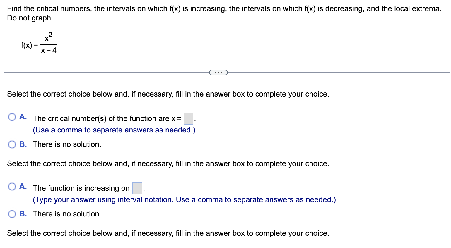 Solved Find the critical numbers, the intervals on which | Chegg.com