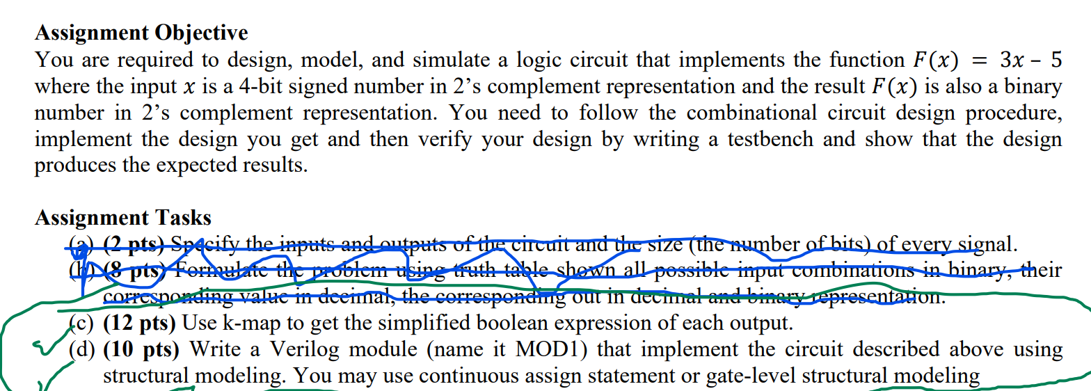 Assignment Objective You are required to design, | Chegg.com