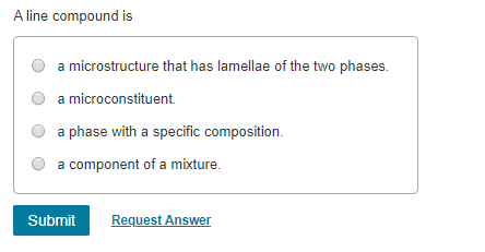Solved A line compound is a microstructure that has lamellae | Chegg.com