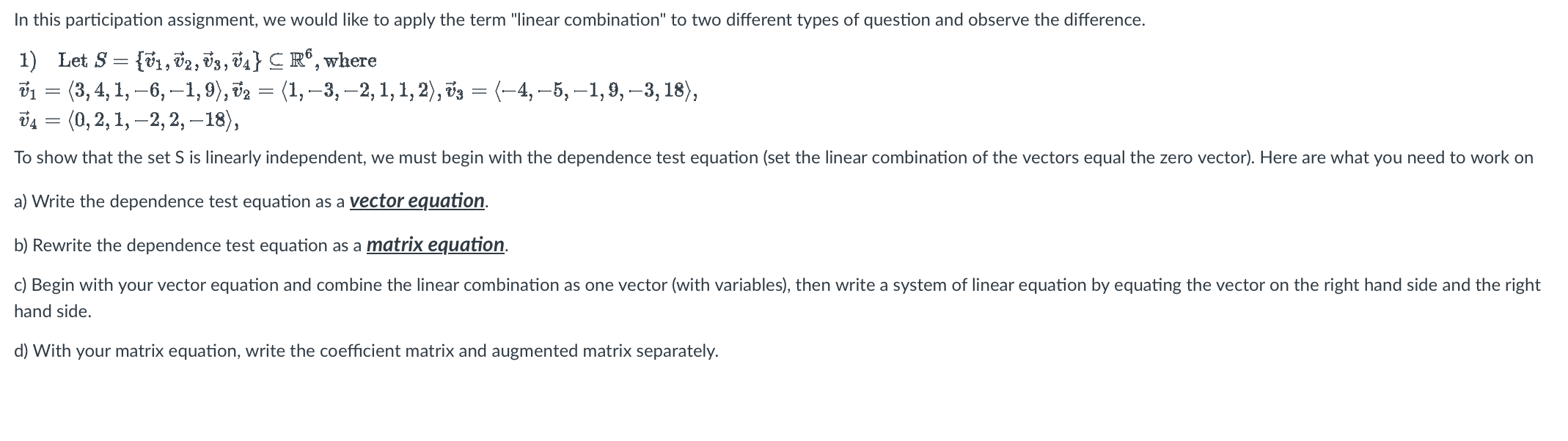 Solved In This Participation Assignment We Would Like To