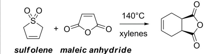 Solved 140° S. 일 + xylenes 이 sulfolene maleic anhydride | Chegg.com