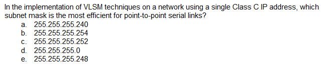 Solved How many subnets are needed for the following | Chegg.com