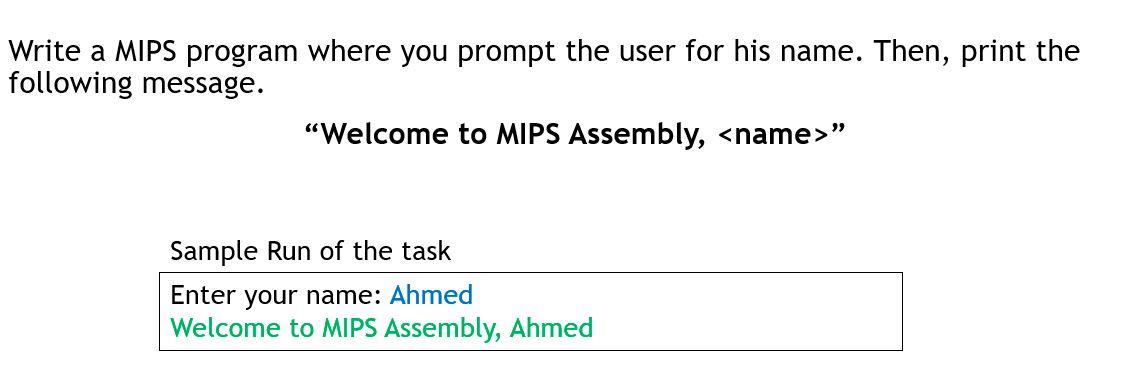 Solved Write A Mips Program Where You Prompt The User For