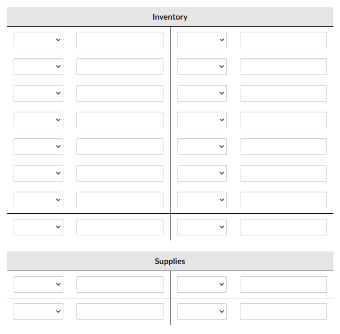 Solved Post the transactions to T accounts. (Post entries in | Chegg.com Solved Post the transactions to T accounts. (Post entries in | Chegg.com