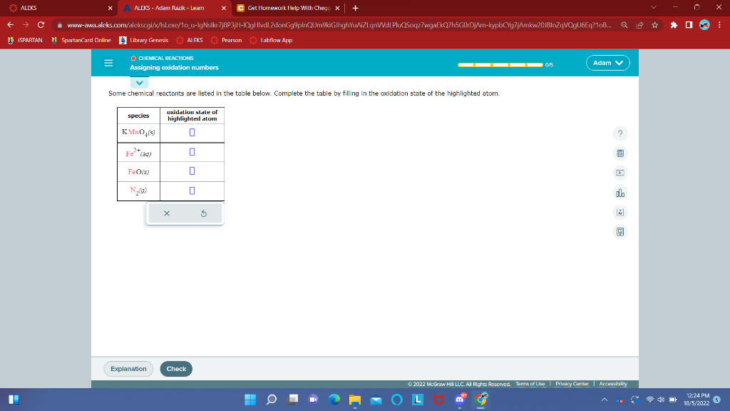 Solved ome chemical reactants are listed in the table below. | Chegg.com
