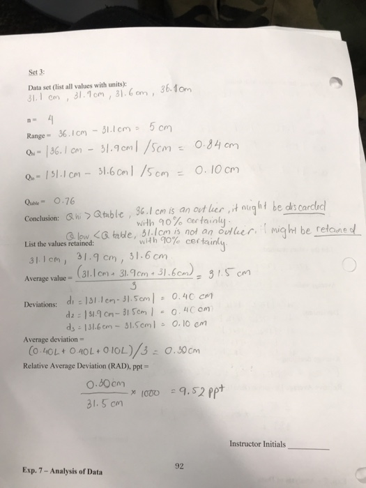 Solved CHEMISTRY 180-Analysis of Data SHOW SETUPS FOR ALL | Chegg.com