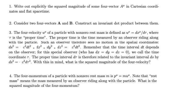 Write out explicitly the squared magnitude of ﻿some | Chegg.com