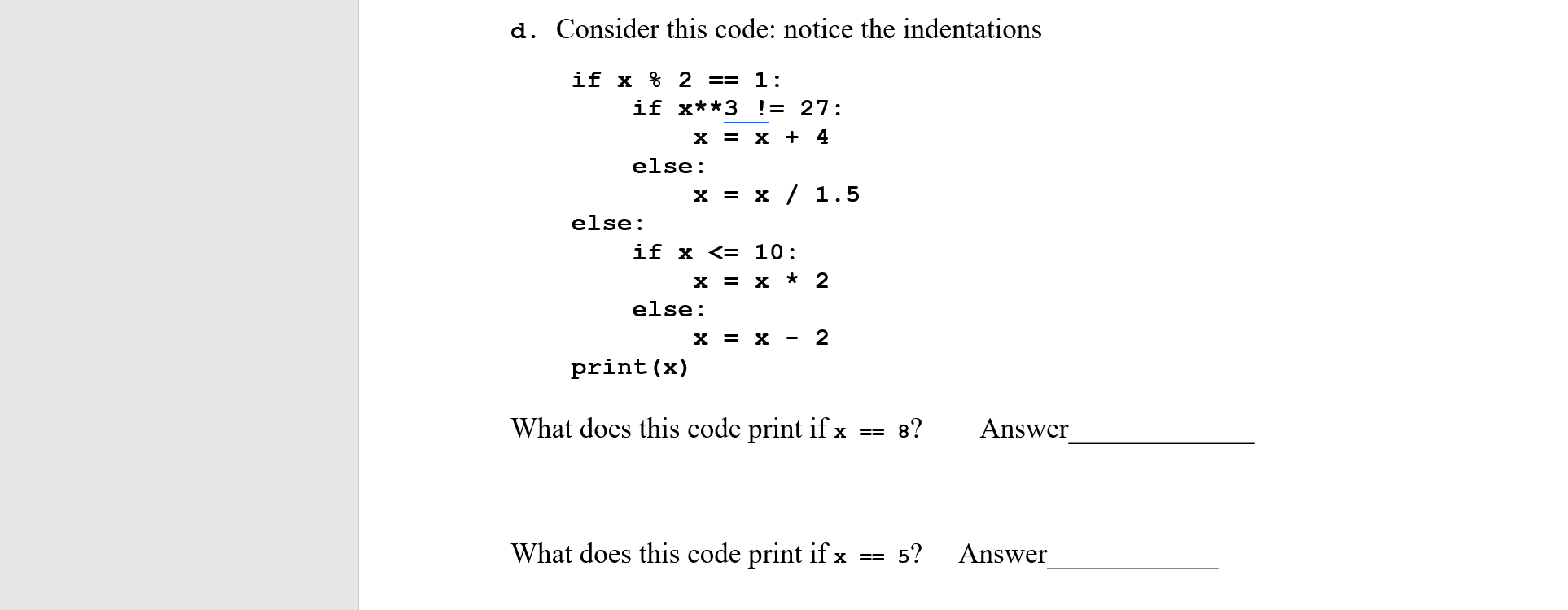 Solved 2. What are the types and values? Consider the | Chegg.com