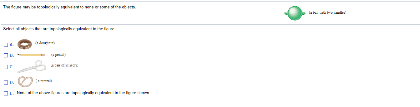 Solved The figure may be topologically equivalent to none or | Chegg.com