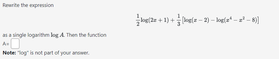 Solved Rewrite the expression | Chegg.com