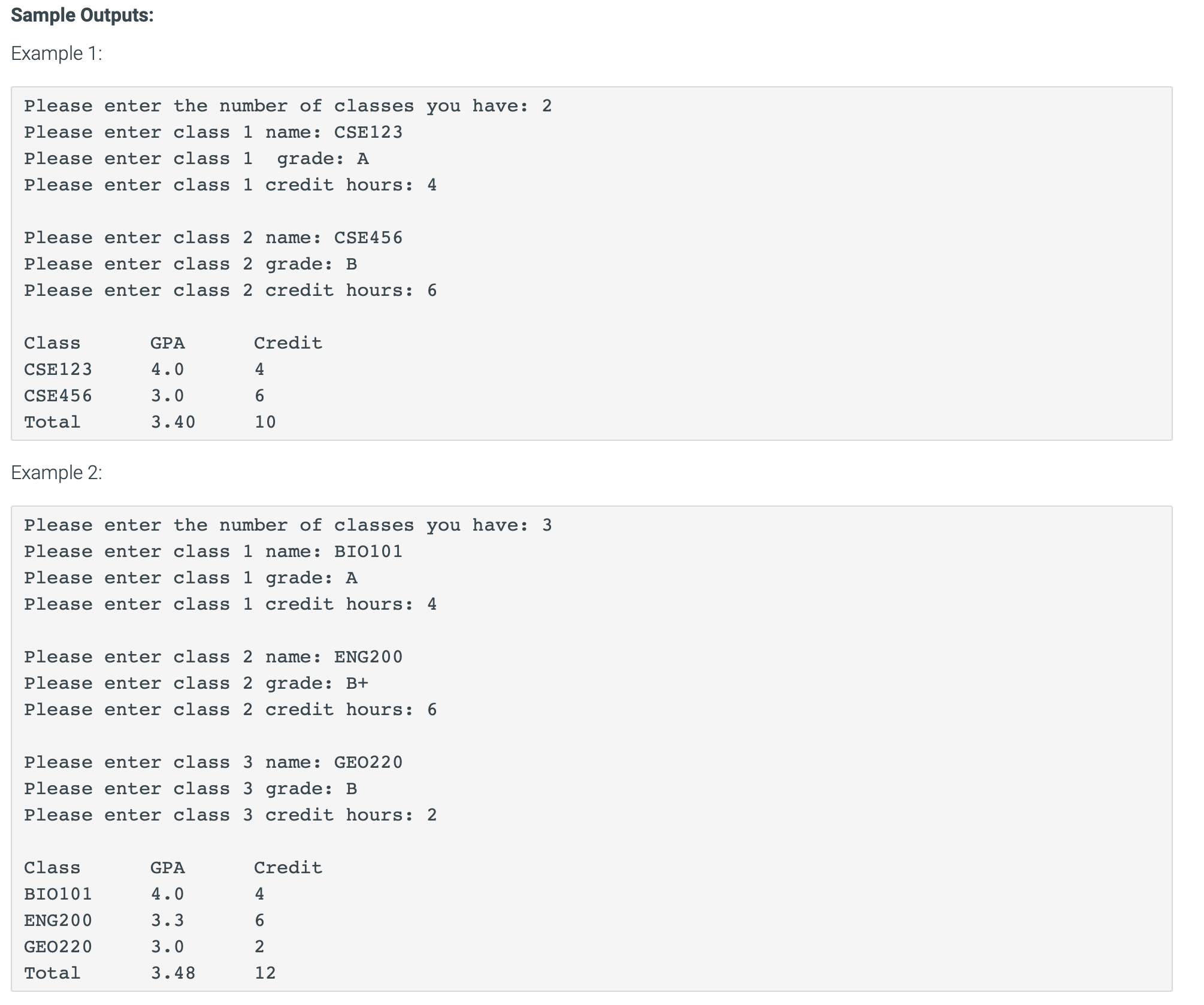 Solved 54.11 ﻿LAB: Extending Gradebook with MethodsUsing the | Chegg.com