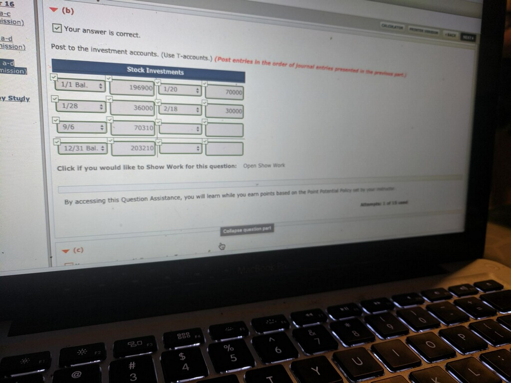 Solved CES Problem 16-05A a-d (Part Level Submission) | Chegg.com