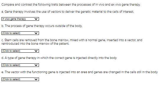 Solved Compare and contrast the following traits between the | Chegg.com Solved Compare and contrast the following traits between the | Chegg.com