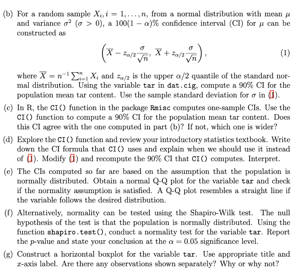 Solved Using R to solve the question. Please provide a | Chegg.com