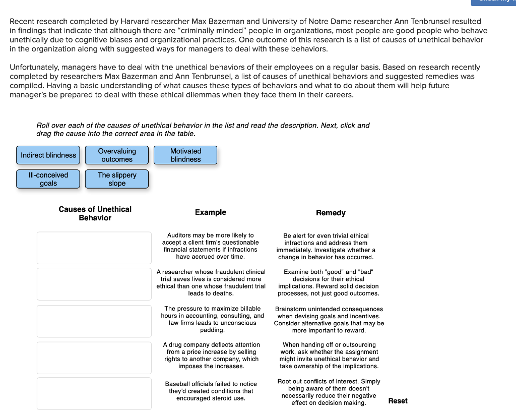 Solved Recent research completed by Harvard researcher Max | Chegg.com