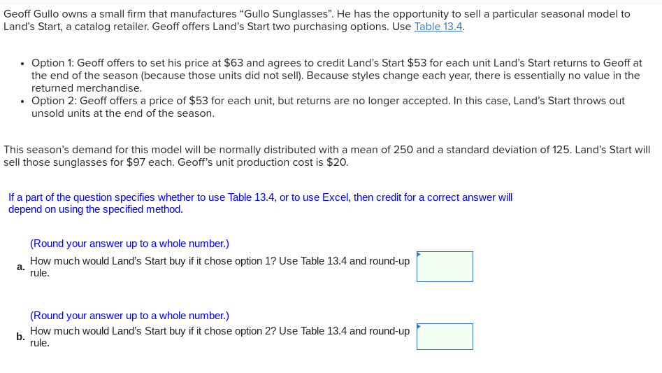 Solved Geoff Gullo owns a small firm that manufactures | Chegg.com