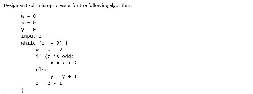 Note, you are not doing a full processor. You will | Chegg.com
