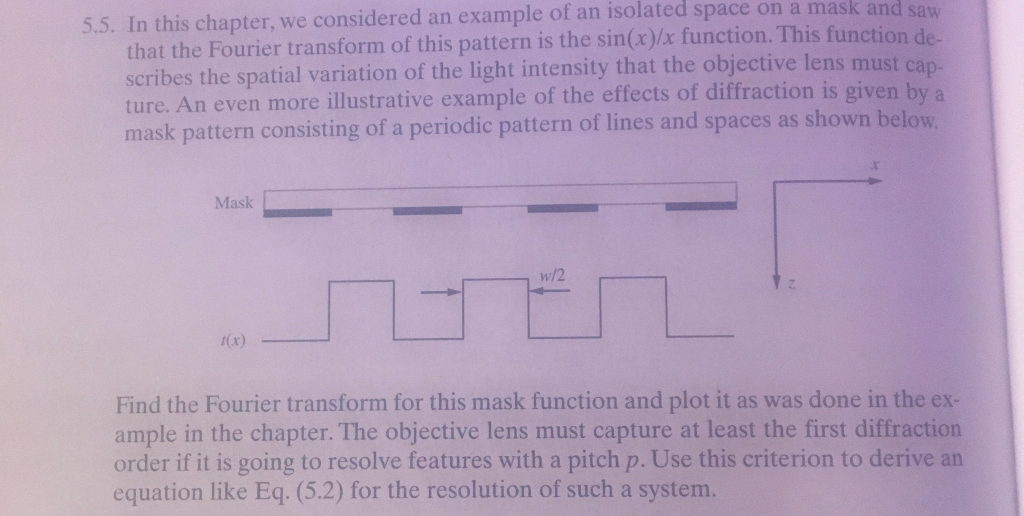 5.5. In this chapter, we considered an example of an | Chegg.com