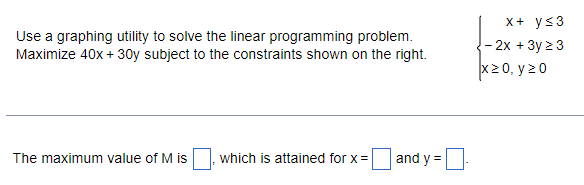 Solved Use a graphing utility to solve the linear | Chegg.com