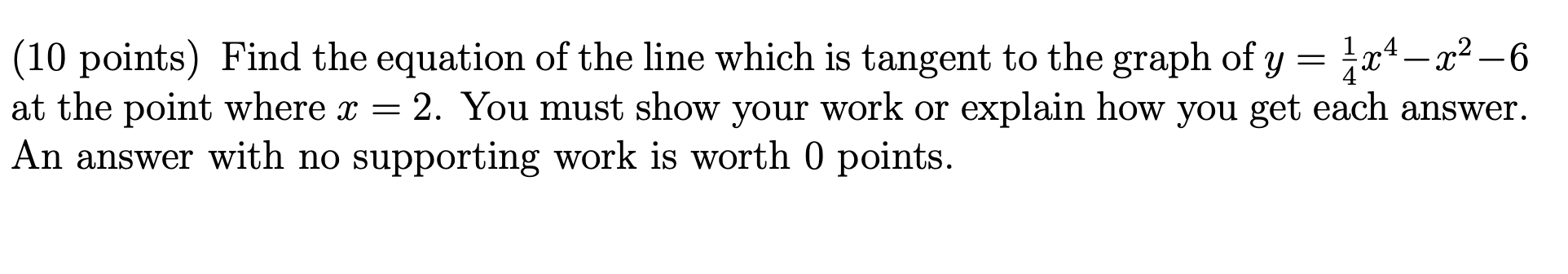 Solved (10 points) Find the equation of the line which is | Chegg.com