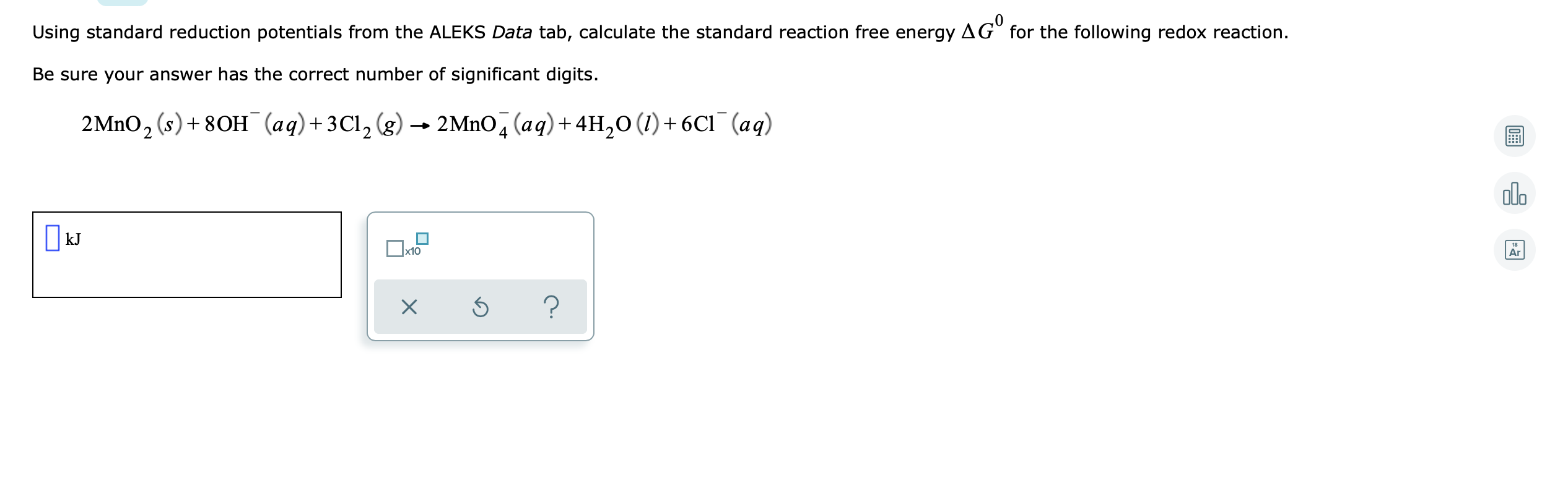 Solved Using standard reduction potentials from the ALEKS | Chegg.com