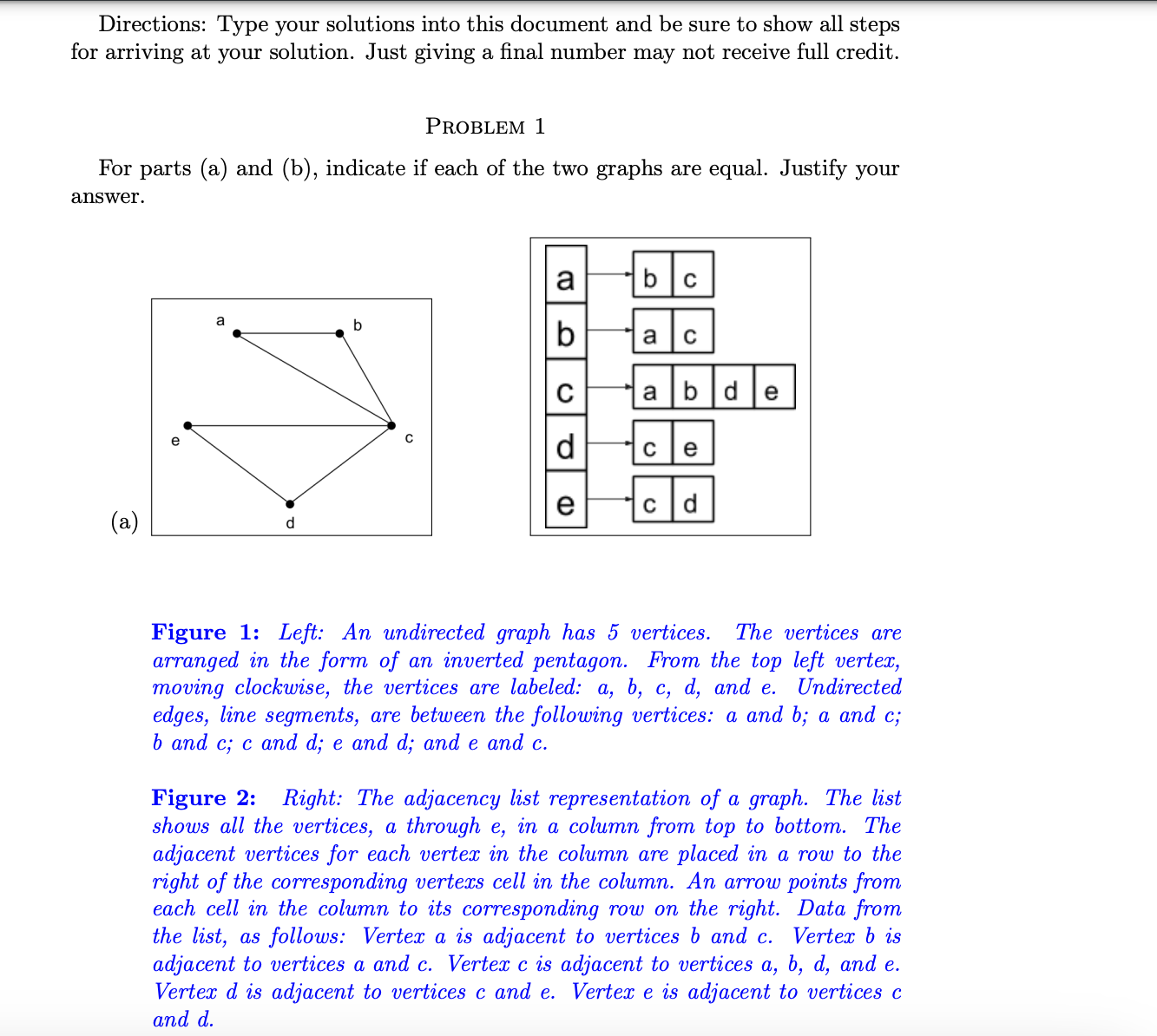 Solved Directions: Type your solutions into this document | Chegg.com