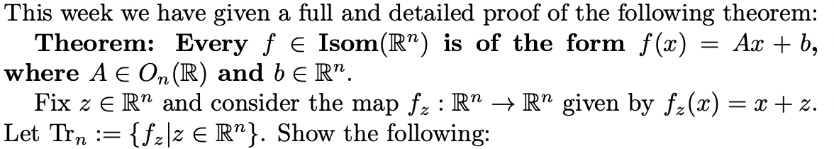 Solved = This week we have given a full and detailed proof | Chegg.com