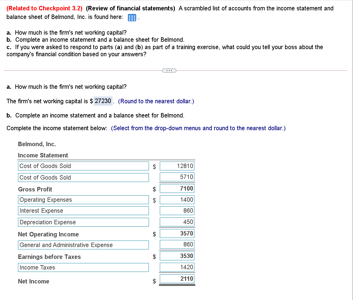 (Related to Checkpoint 3.2) (Review of financial | Chegg.com