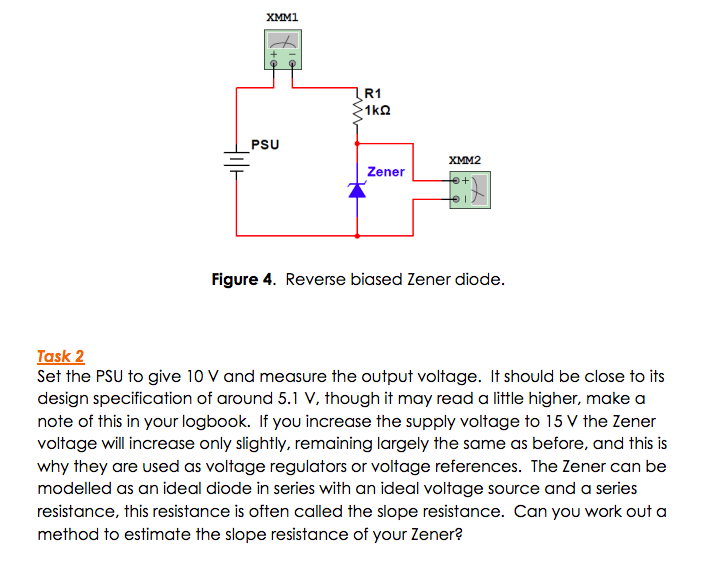 Solved Task 1 1. Build the circuit in Figure 3 on the | Chegg.com