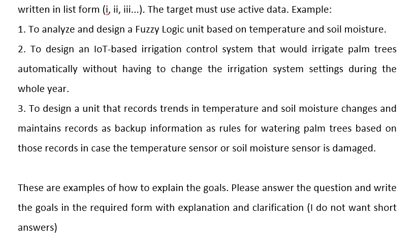 Solved Objectives are the specific actions intended to be | Chegg.com