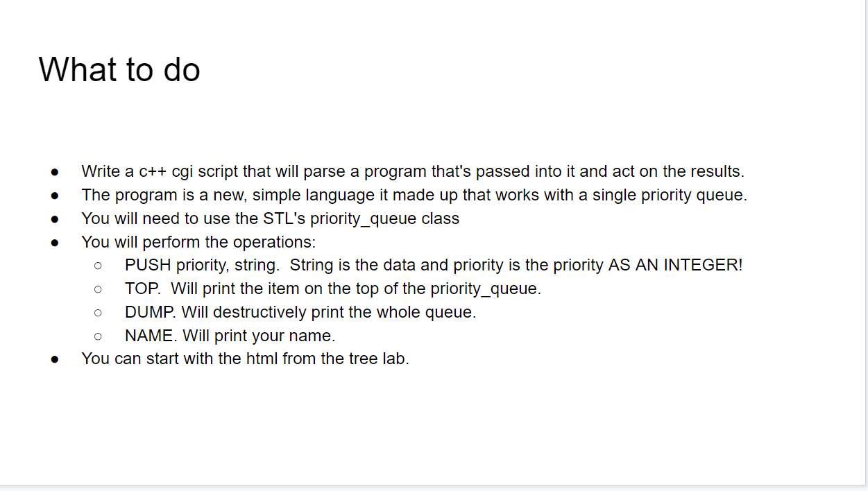 I Need Help With An C Lab Priority Chegg