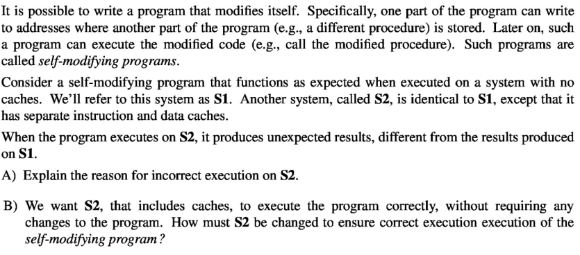 It is possible to write a program that modifies | Chegg.com