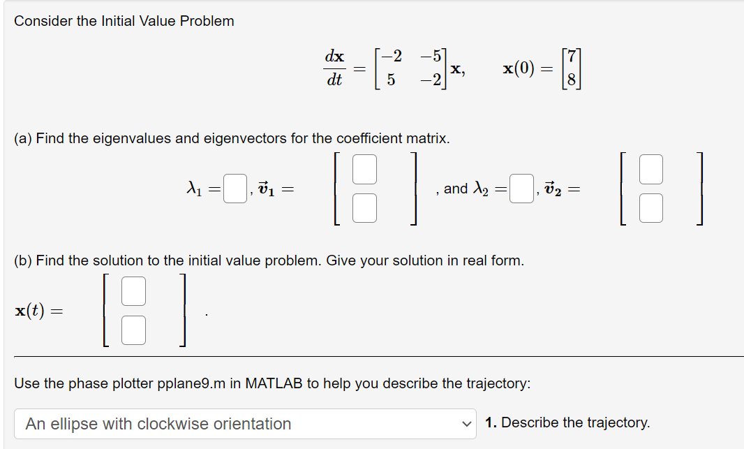 Consider the Initial Value Problem | Chegg.com