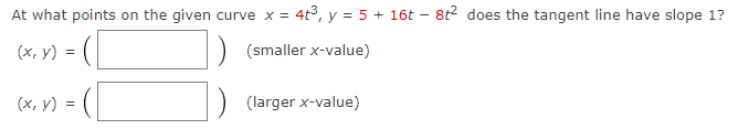 Solved At what points on the given curve x=4t3,y=5+16t−8t2 | Chegg.com
