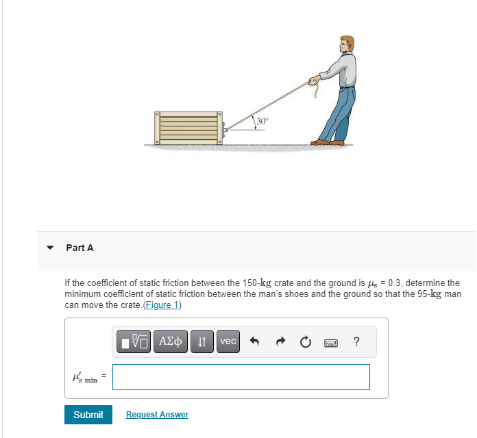 Solved If the coefficient of static friction between the | Chegg.com