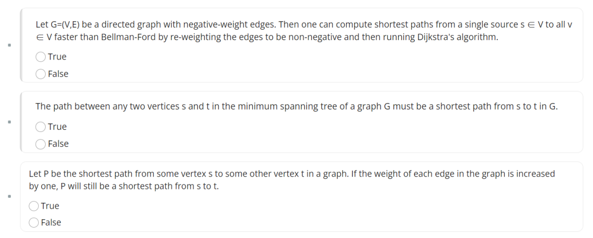 Solved Let G=(V,E) be a directed graph with negative-weight | Chegg.com