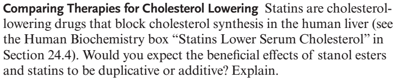 Solved Comparing Therapies for Cholesterol Lowering Statins | Chegg.com