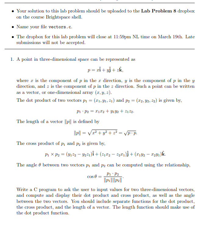 Solved • Your solution to this lab problem should be | Chegg.com