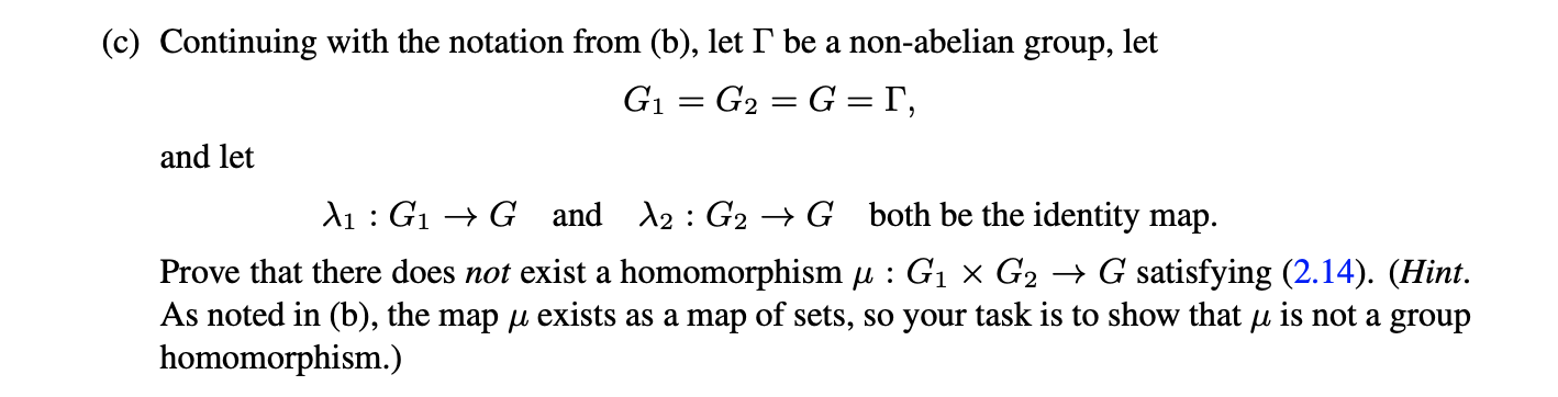2.45. Let G1 and G2 be groups, and let p1,p2,ι1,ι2 be | Chegg.com