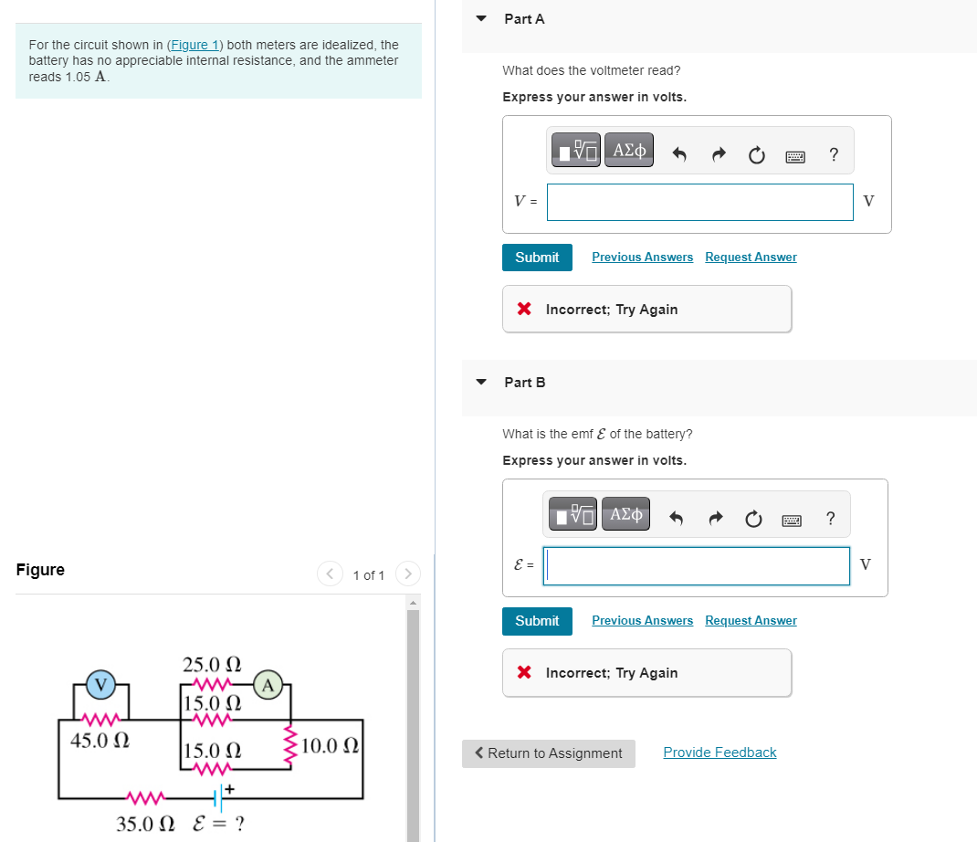 Solved Part AFor the circuit shown in (Figure 1) ﻿both | Chegg.com