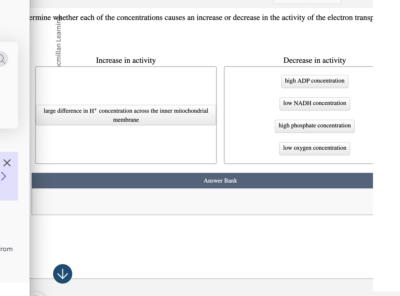 Solved ermine whether each of the concentrations causes an | Chegg.com