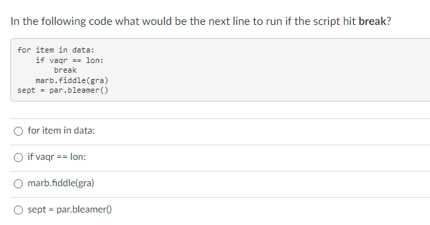 Solved What would be the output of the following code? | Chegg.com