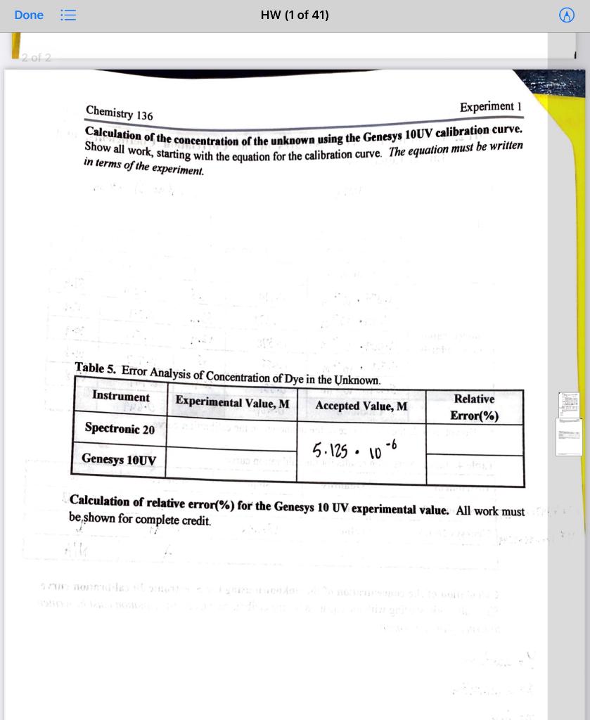 Solved Part 2. Calibration Curves, Squares of the | Chegg.com