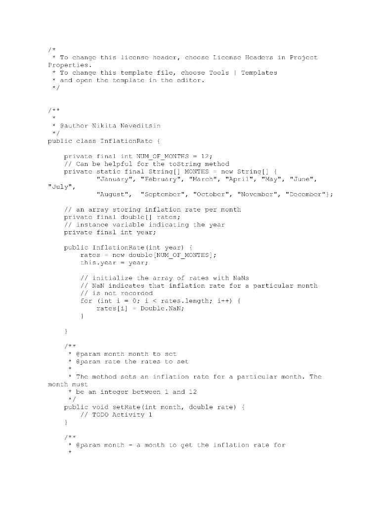 Solved private static final string Y2020_STR = "Ycar: | Chegg.com