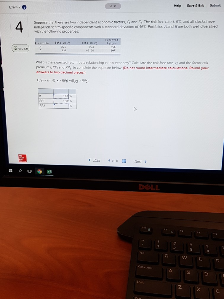 Solved Exam 2 0 Help Seve & Exit Submit 4 Suppose that there | Chegg.com