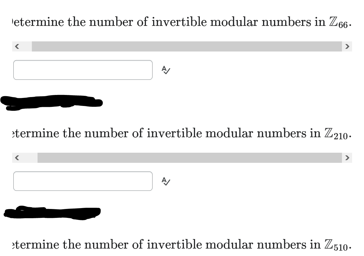 Solved 'etermine the number of invertible modular numbers in | Chegg.com