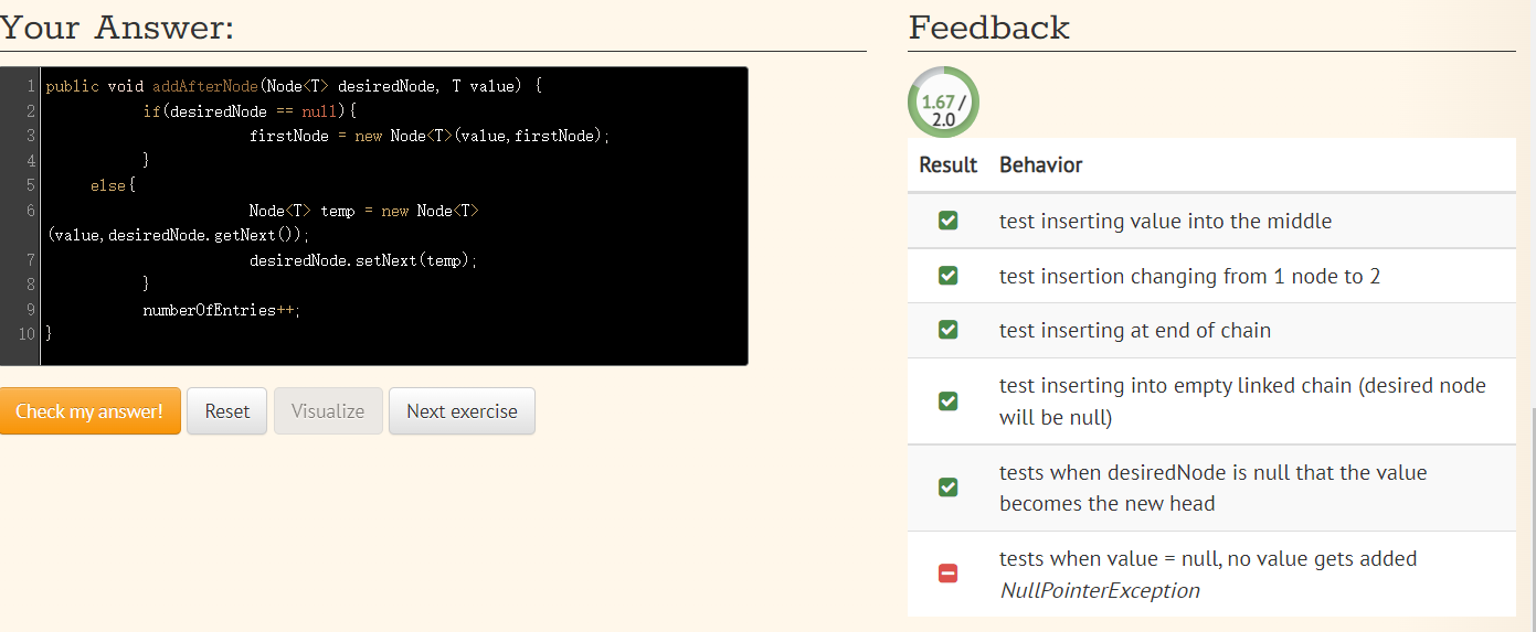 Solved X735: Add After Node Consider the following class | Chegg.com